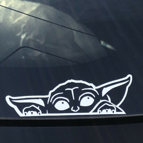 Handmade | Other | Set Of 2 Baby Yoda Vinyl Decal Stickers | Poshmark
